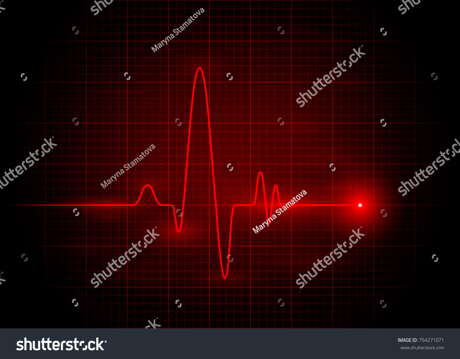 Heart Pulse Graphic Vector Illustration Eps Stock Vector (Royalty Free ...