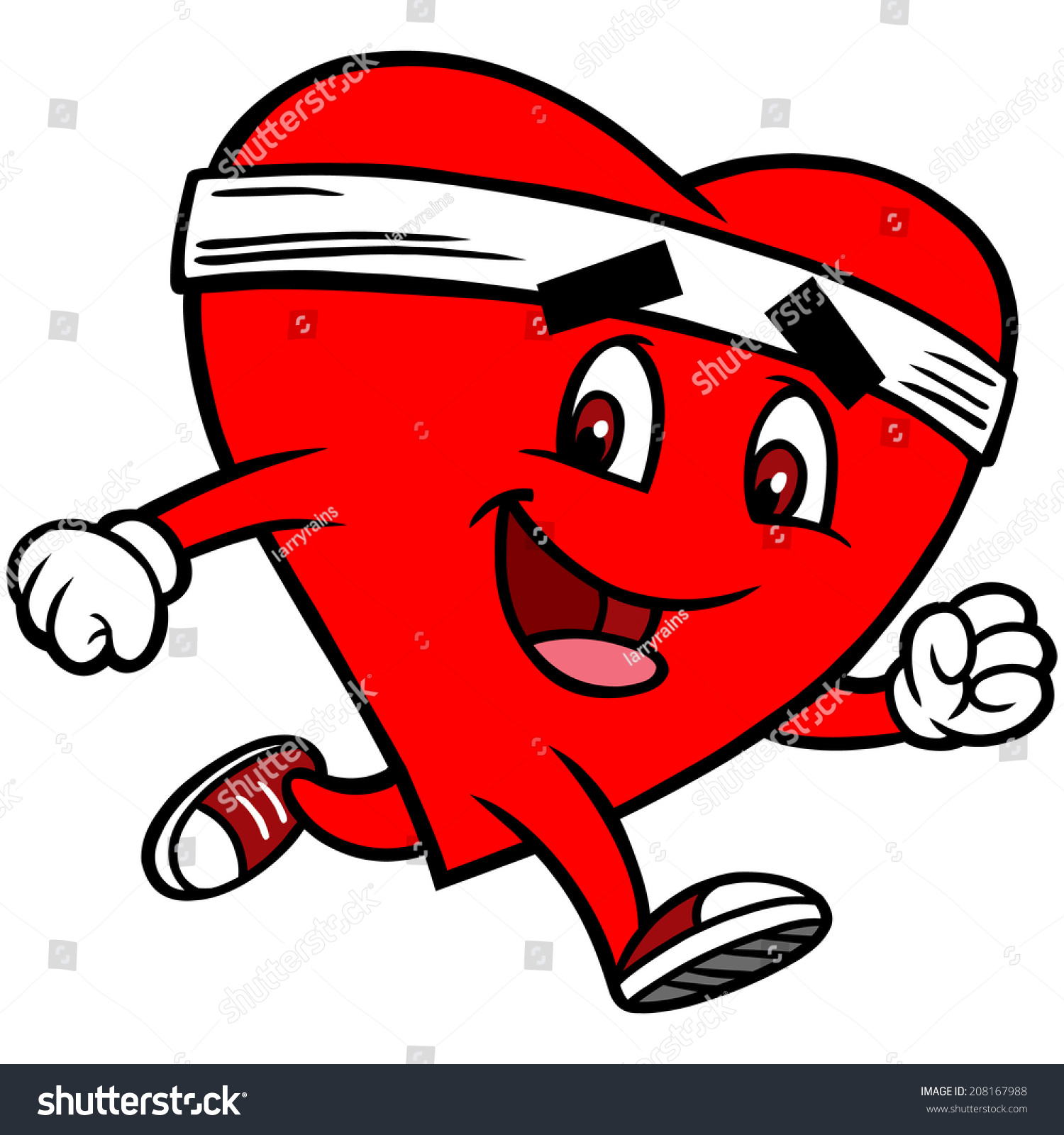 Heart Walk Stock Vector (Royalty Free) 208167988 | Shutterstock