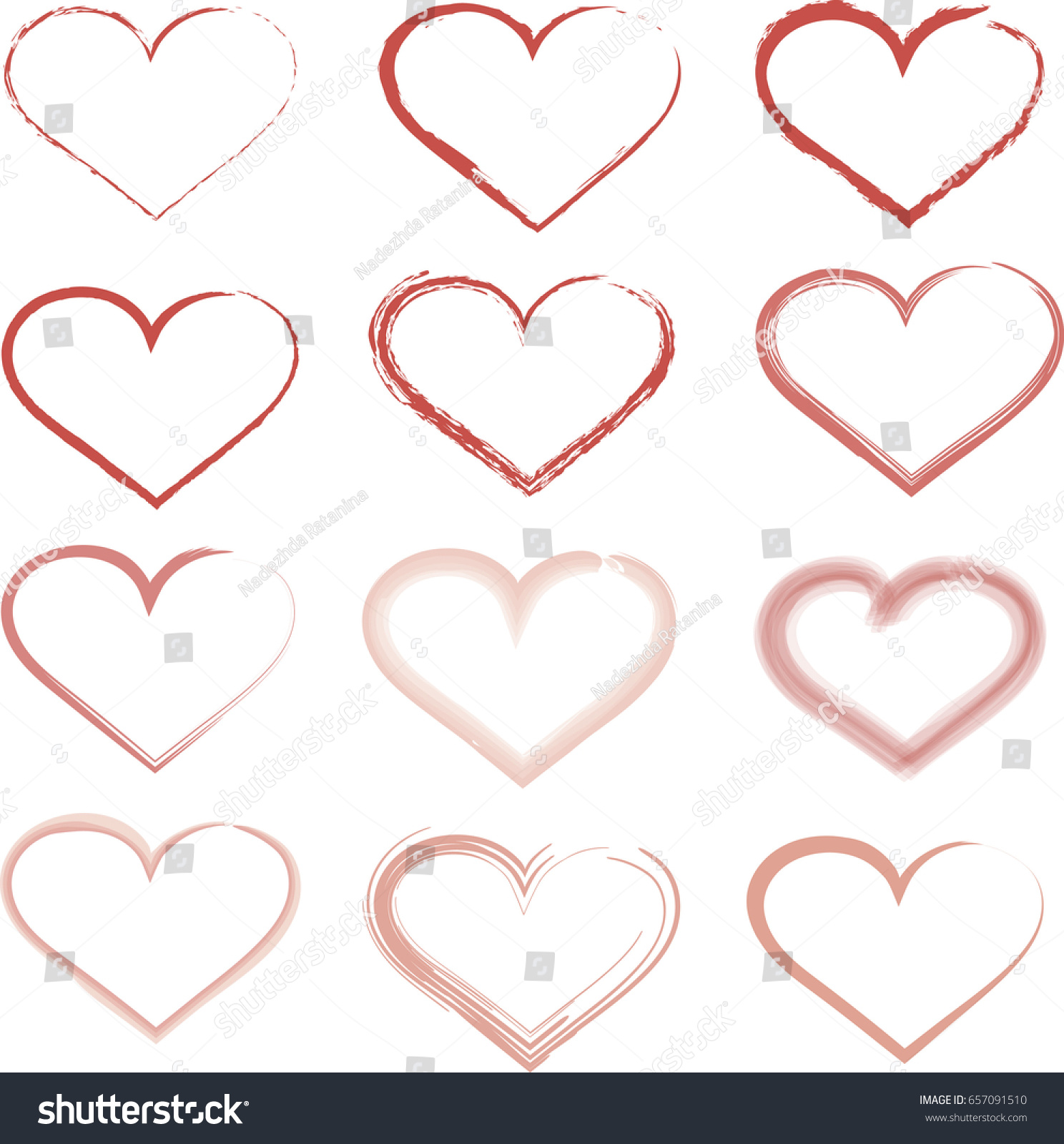 Heart Wallpapervector Illustration Stock Vector (Royalty Free ...