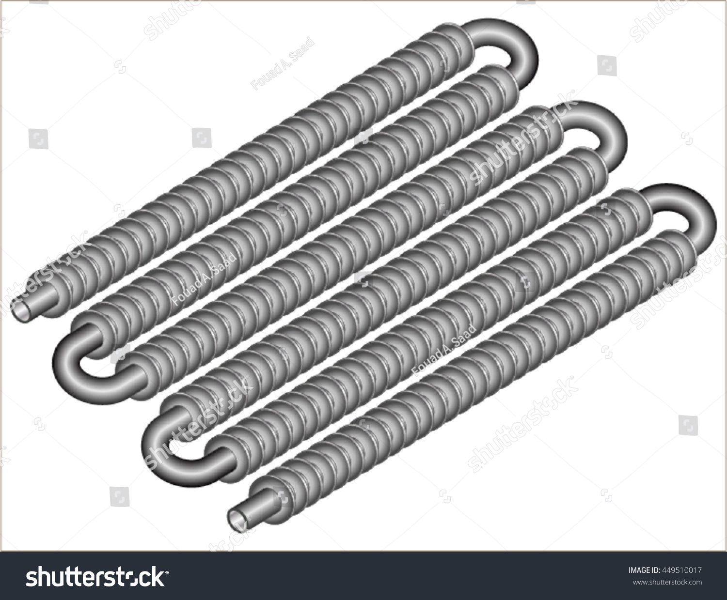 Heat Exchanger Coil Stock Vector (Royalty Free) 449510017 | Shutterstock