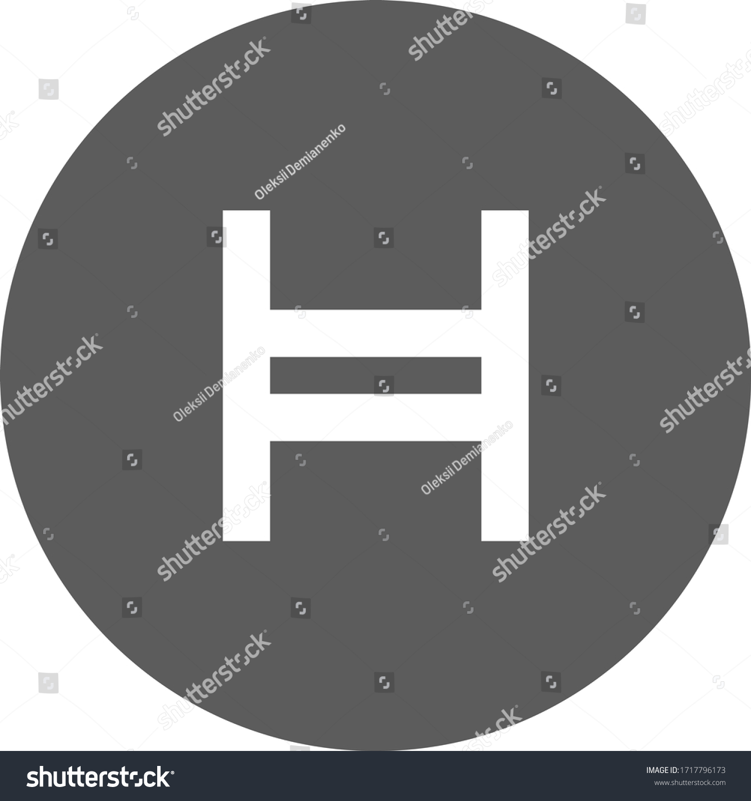 Hedera Hashgraph Token Coin Logo Vector Stock Vector (Royalty Free ...