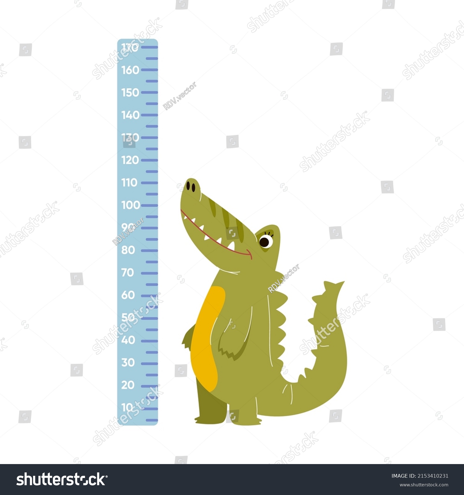 Height Ruler Comic Green Crocodile Vector Stock Vector (Royalty Free ... Height Ruler Comic Green Crocodile Vector Stock Vector (Royalty Free ...
