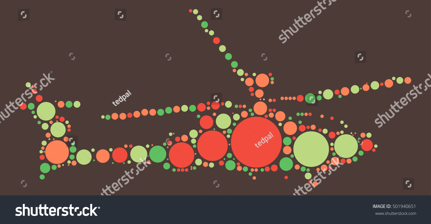 Helicopter Shape Vector Design By Color Stock Vector (Royalty Free ...