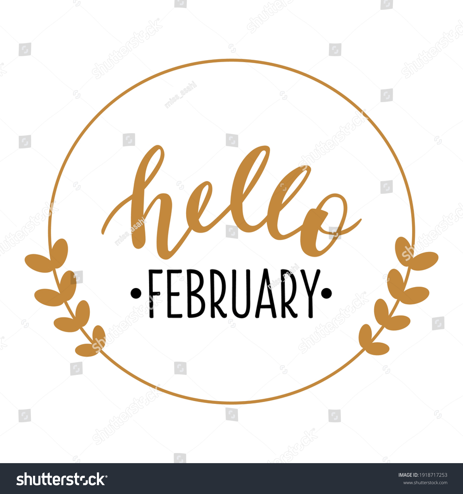 Hello February Hand Drawn Lettering Logo Stock Vector (Royalty Free ... Hello February Hand Drawn Lettering Logo Stock Vector (Royalty Free ...