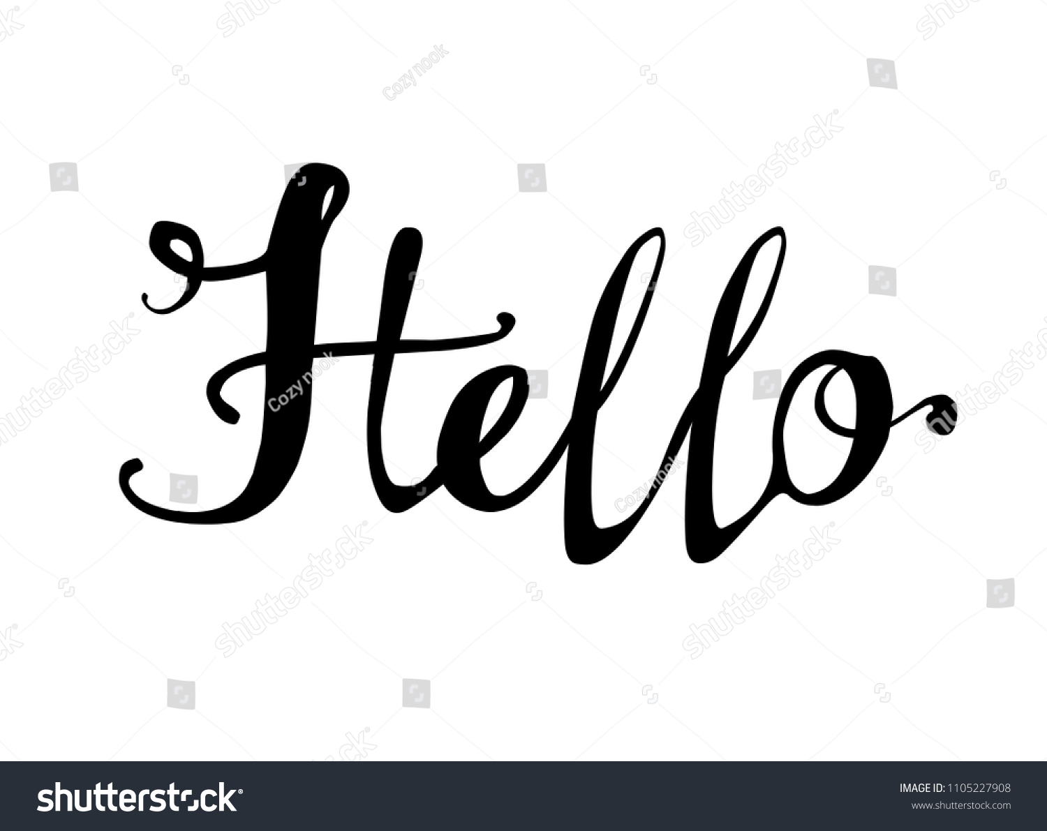 Hello Hand Written Doodle Vector Word Stock Vector (Royalty Free ... Hello Hand Written Doodle Vector Word Stock Vector (Royalty Free ...