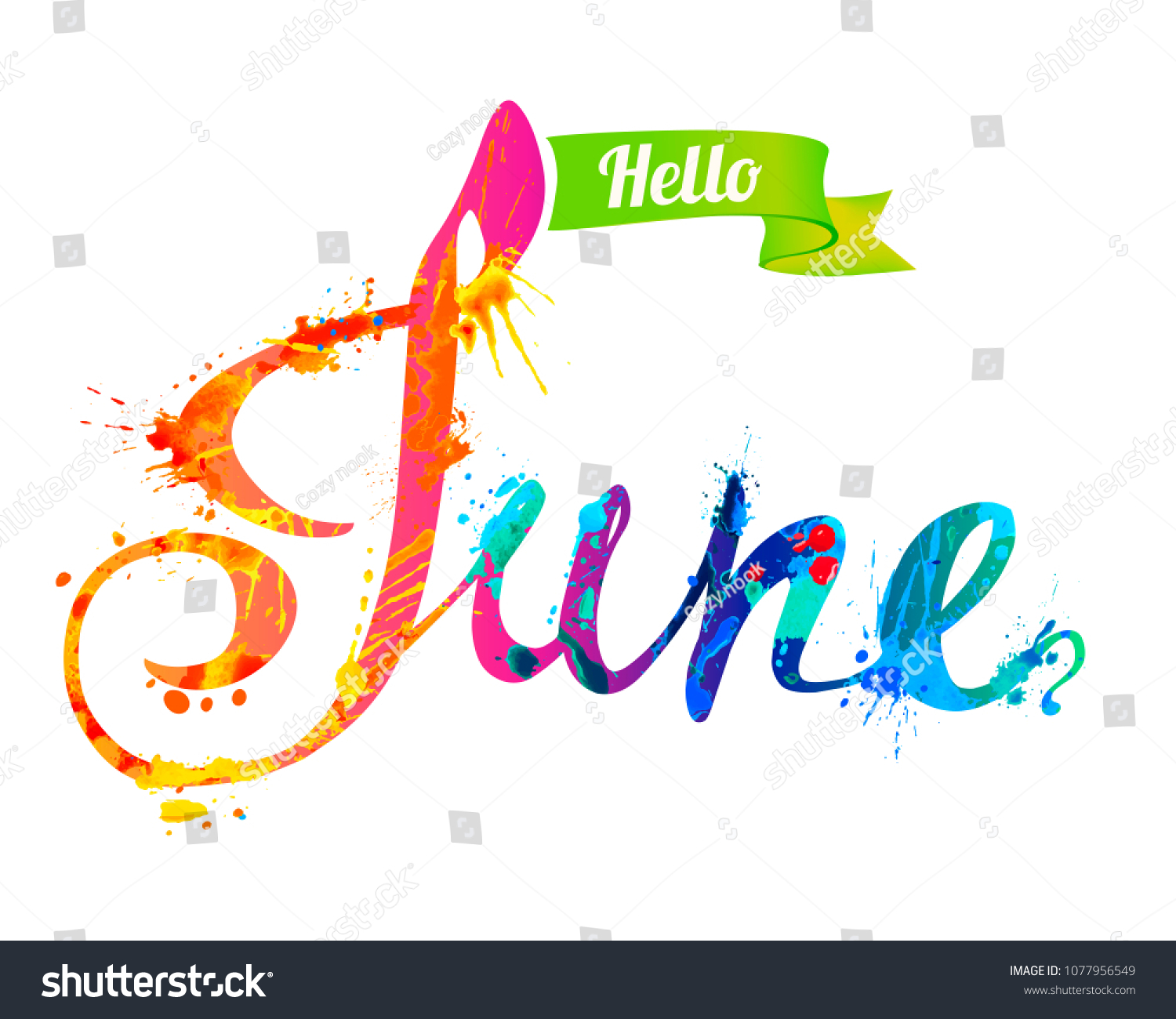 Hello June Hand Written Vector Word Stock Vector (Royalty Free ... Hello June Hand Written Vector Word Stock Vector (Royalty Free ...