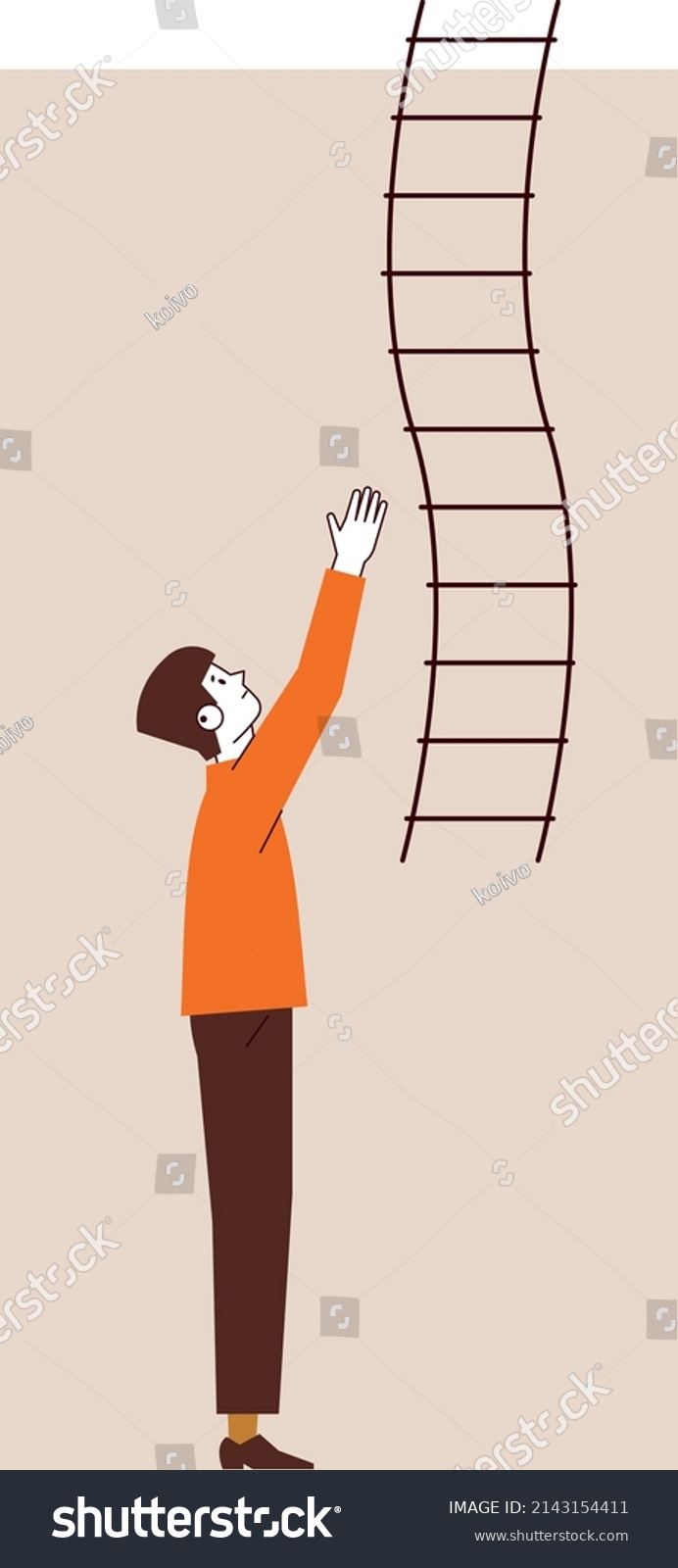 Help Person Need Help Vector Illustration Stock Vector (Royalty Free ...