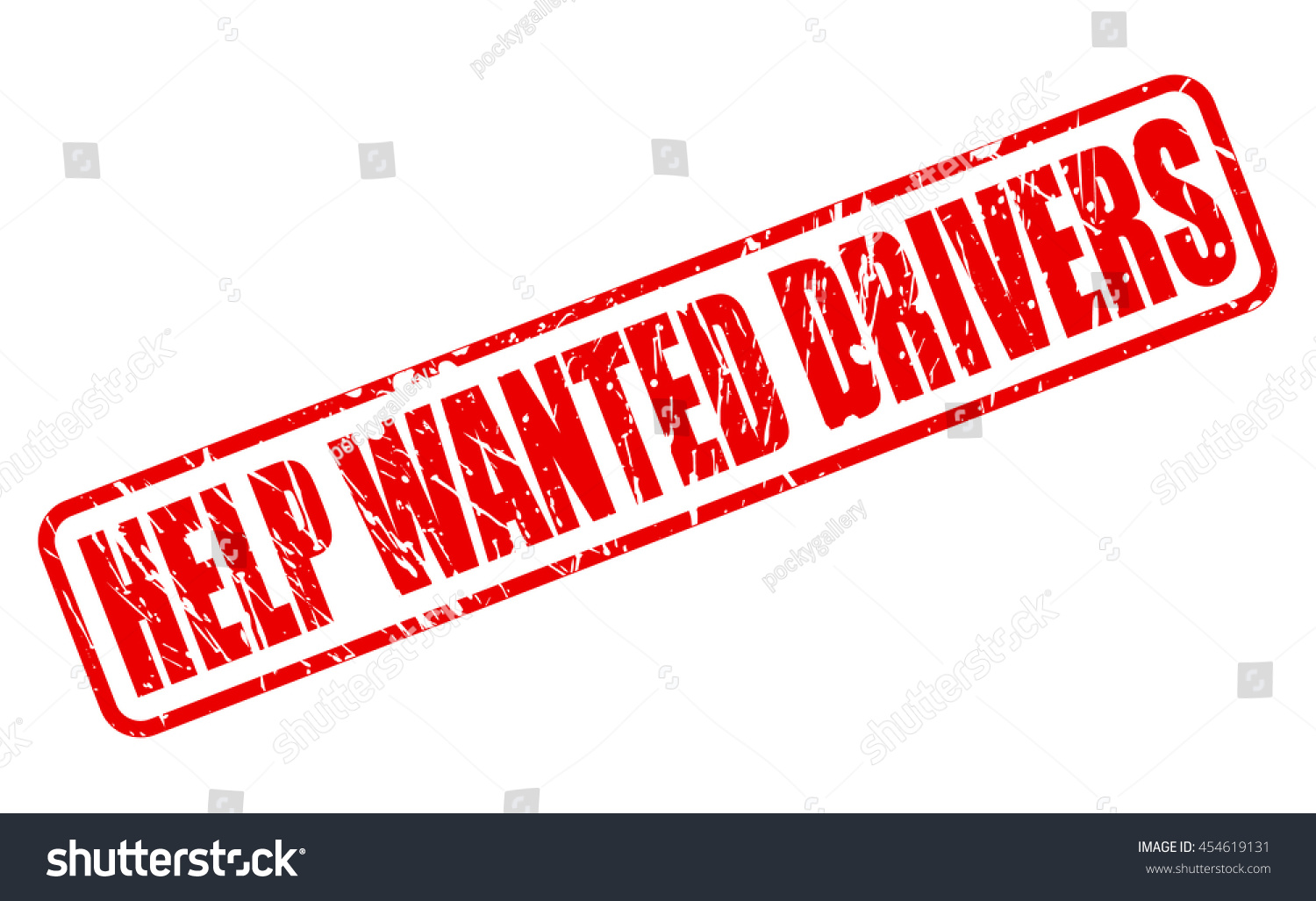 Help Wanted Drivers Stamp Text On Stock Vector (Royalty Free) 454619131