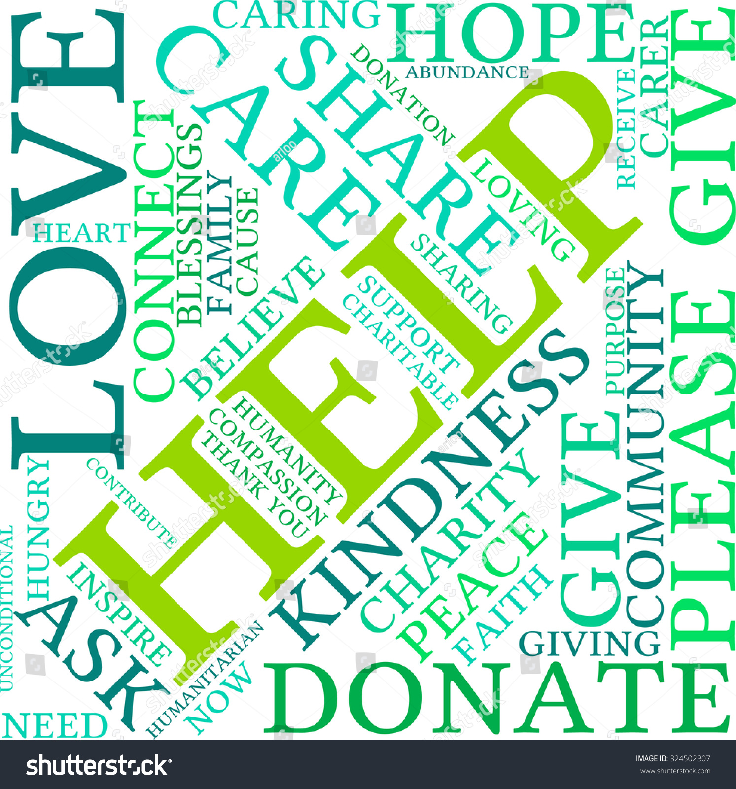 Help Word Cloud On White Background Stock Vector (Royalty Free ...