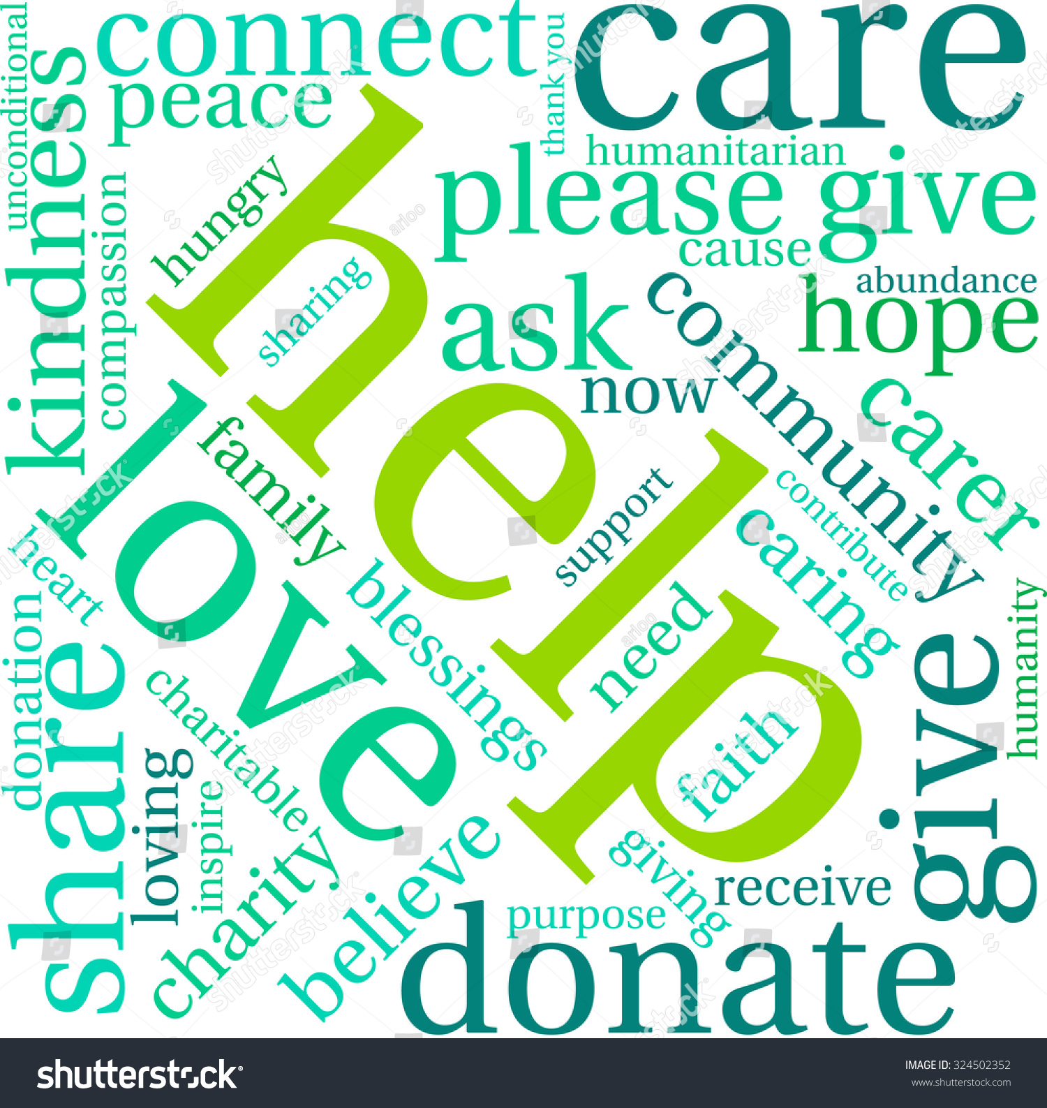Help Word Cloud On White Background Stock Vector (Royalty Free ...