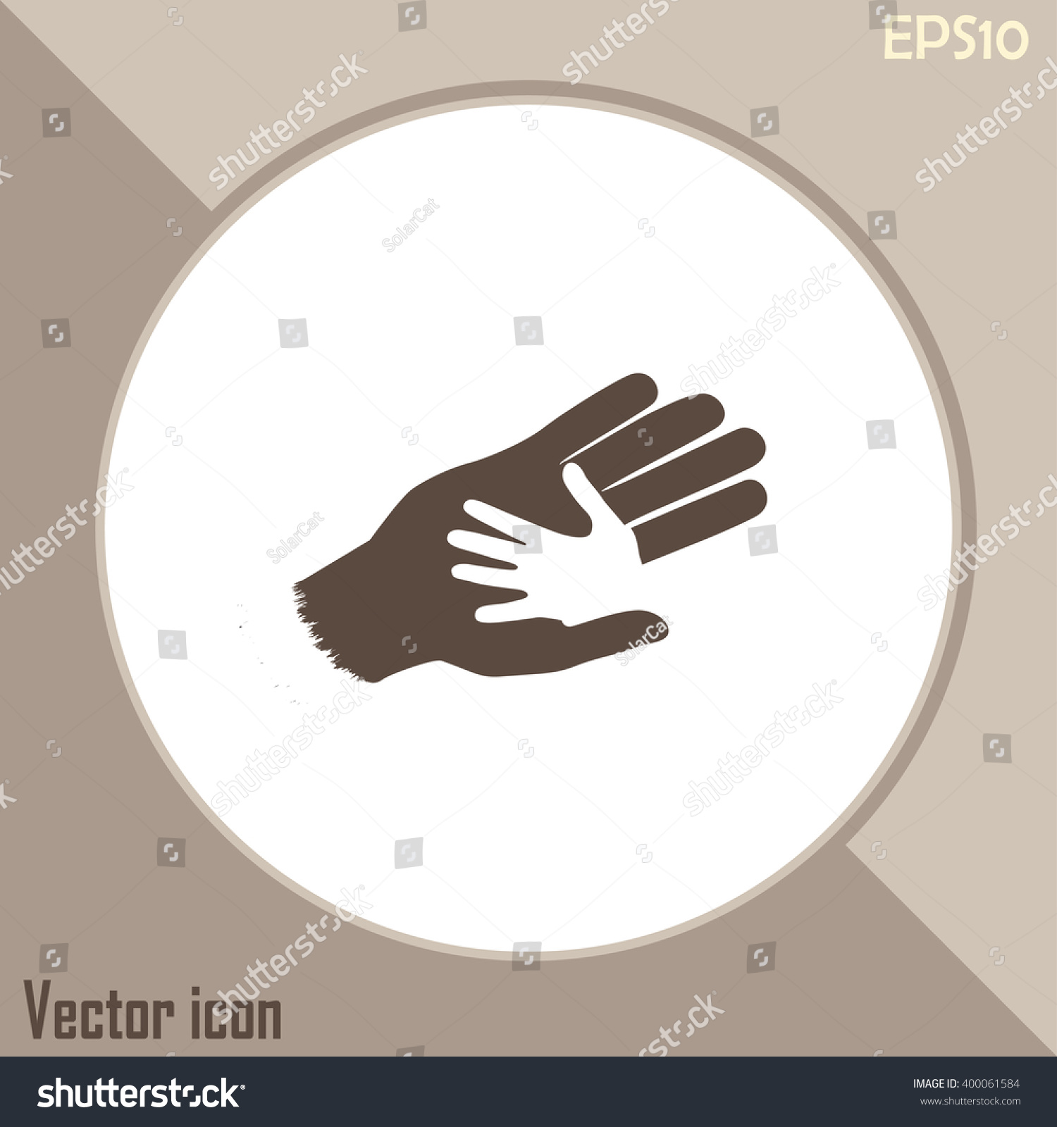 Helping Hands Vector Illustration Stock Vector (Royalty Free) 400061584