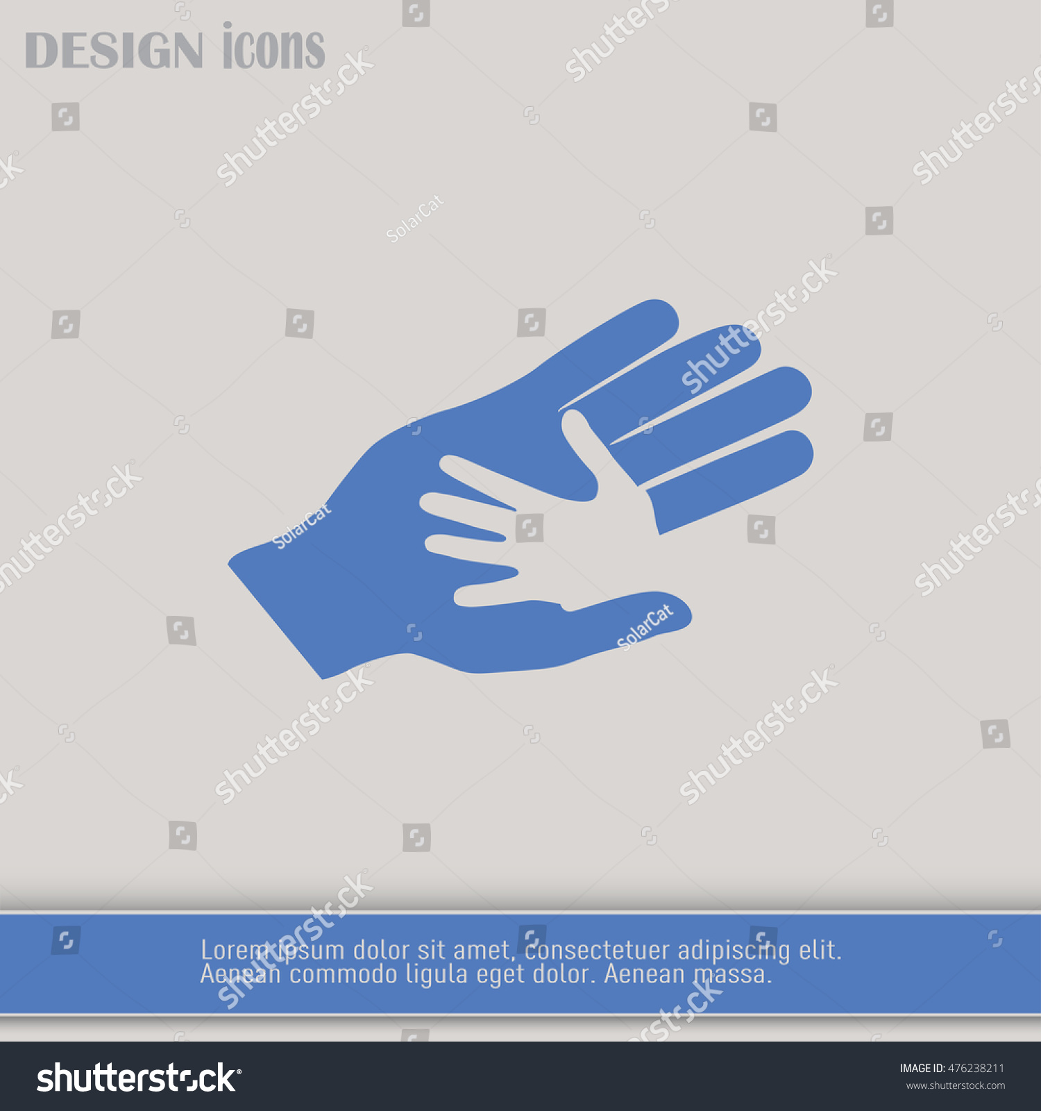 Helping Hands Vector Illustration: vector de stock (libre de regalías ...