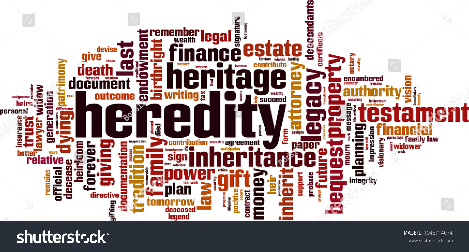 Heredity Word Cloud Concept Vector Illustration Stock Vector (Royalty ...