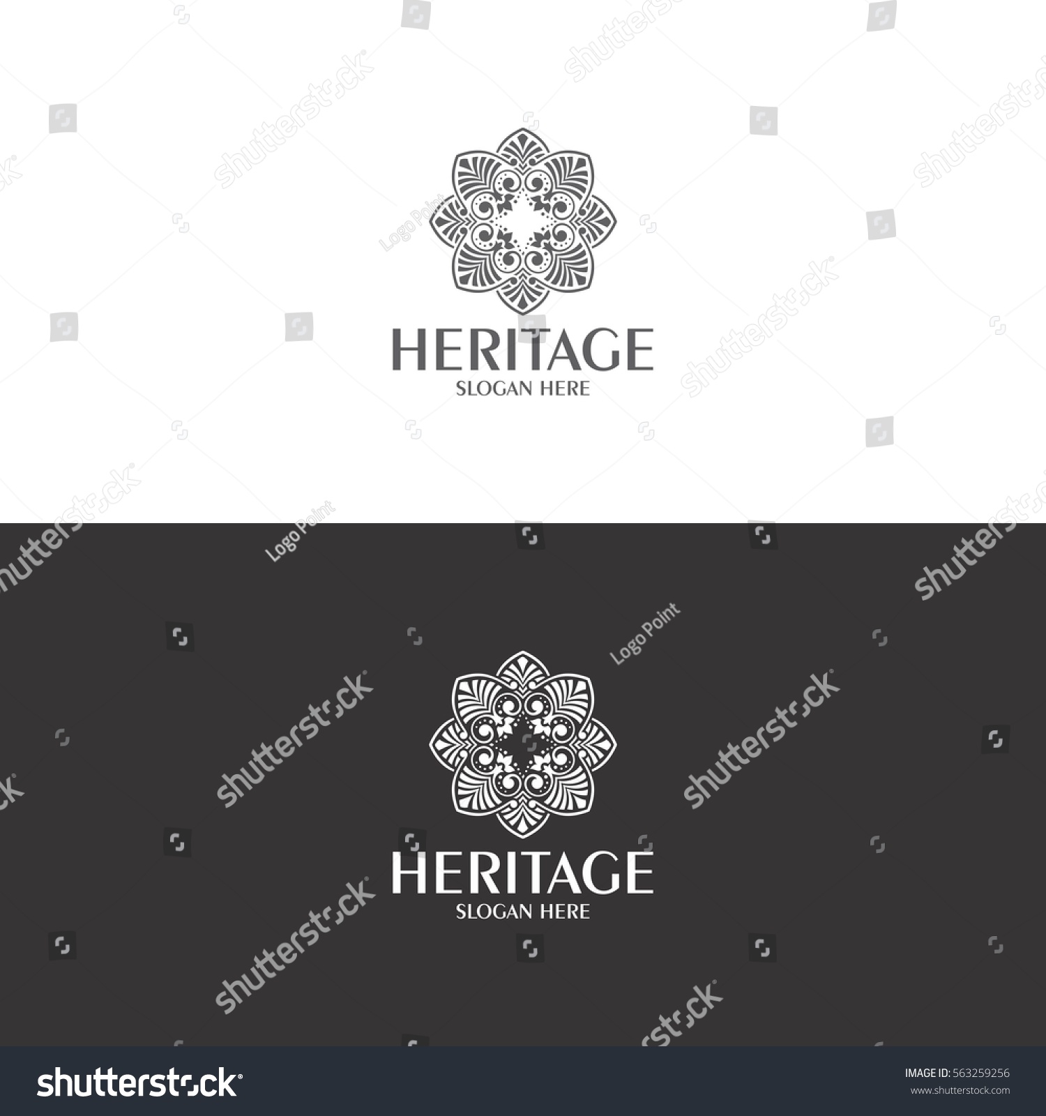 Heritage Logo Vector: เวกเตอร์สต็อก (ปลอดค่าลิขสิทธิ์) 563259256 ...