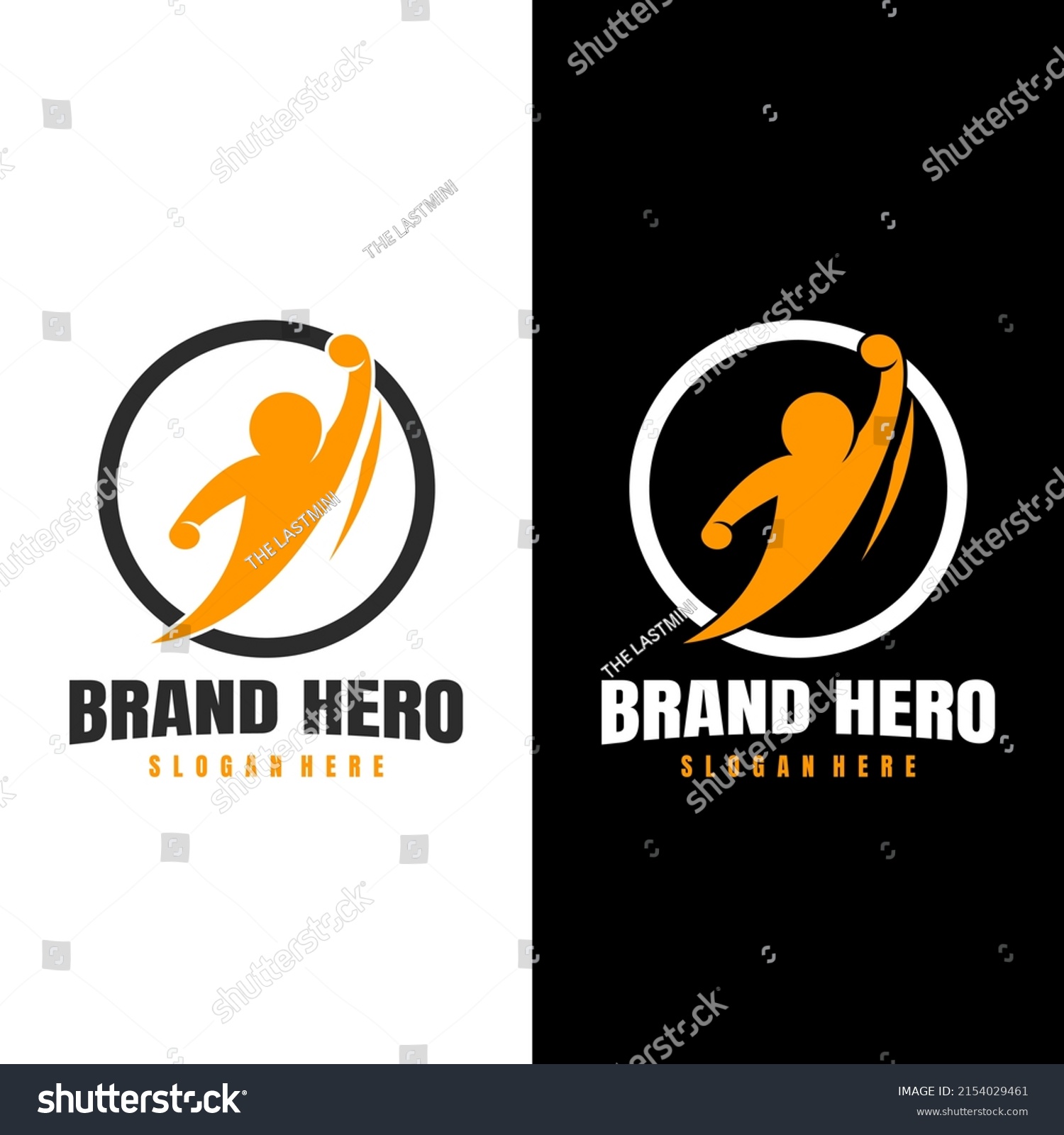 Hero Logo Creative Simple Design Vector Stock Vector (Royalty Free ...