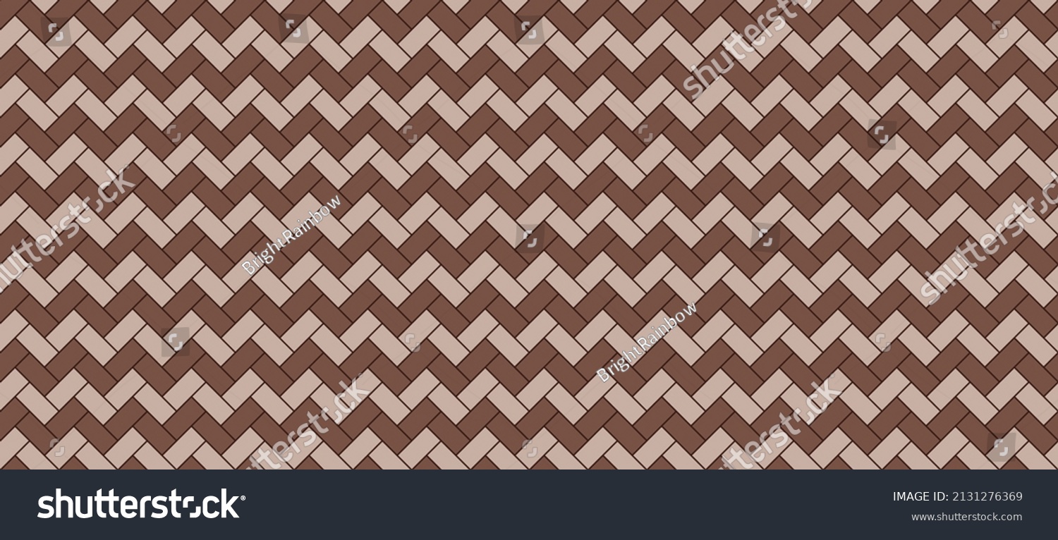 Herringbone Floor Seamless Tile Pattern Cladding Stock Vector (Royalty ...