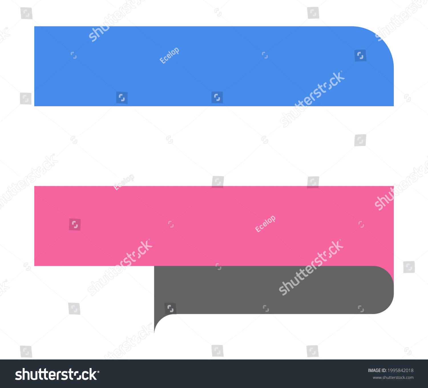 Heterosexual Pride Flag Vector Illustration Stock Vector (Royalty Free ...