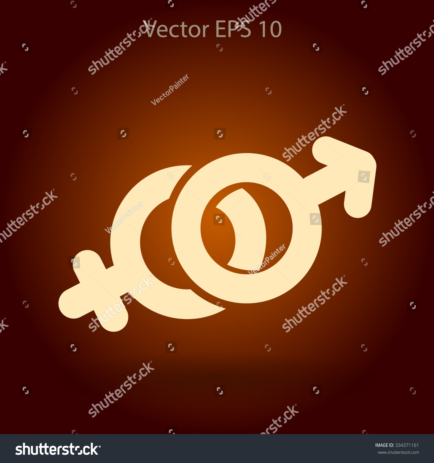 Heterosexual Vector Illustration Stock Vector (Royalty Free) 334371161