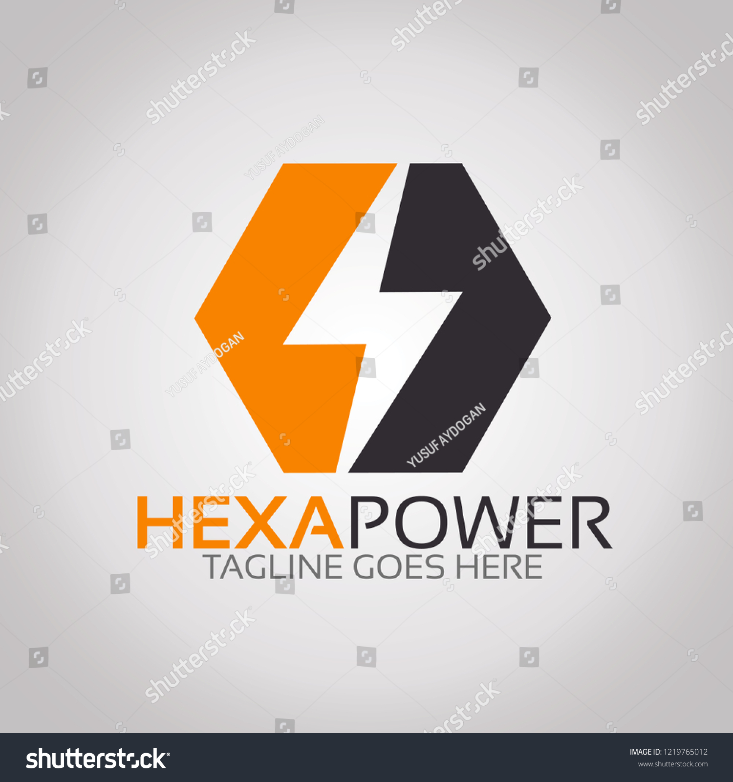 Hexa Power Logo Stock Vector (Royalty Free) 1219765012 | Shutterstock
