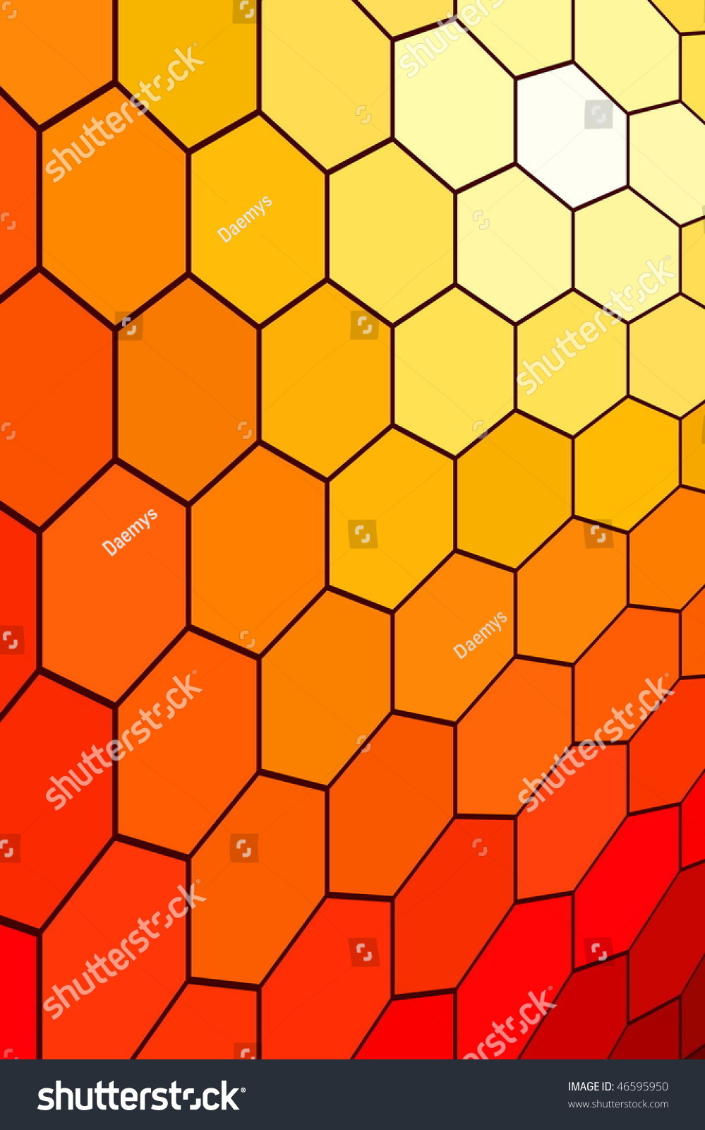 Hexagon Background Stock Vector (Royalty Free) 46595950