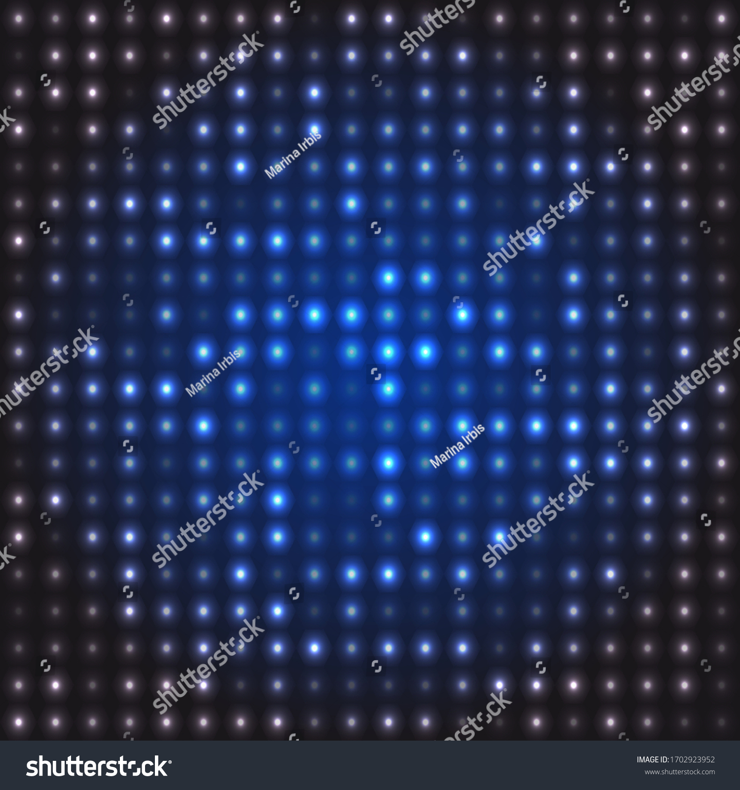 Hexagon Background Light Effect Stock Vector (Royalty Free) 1702923952