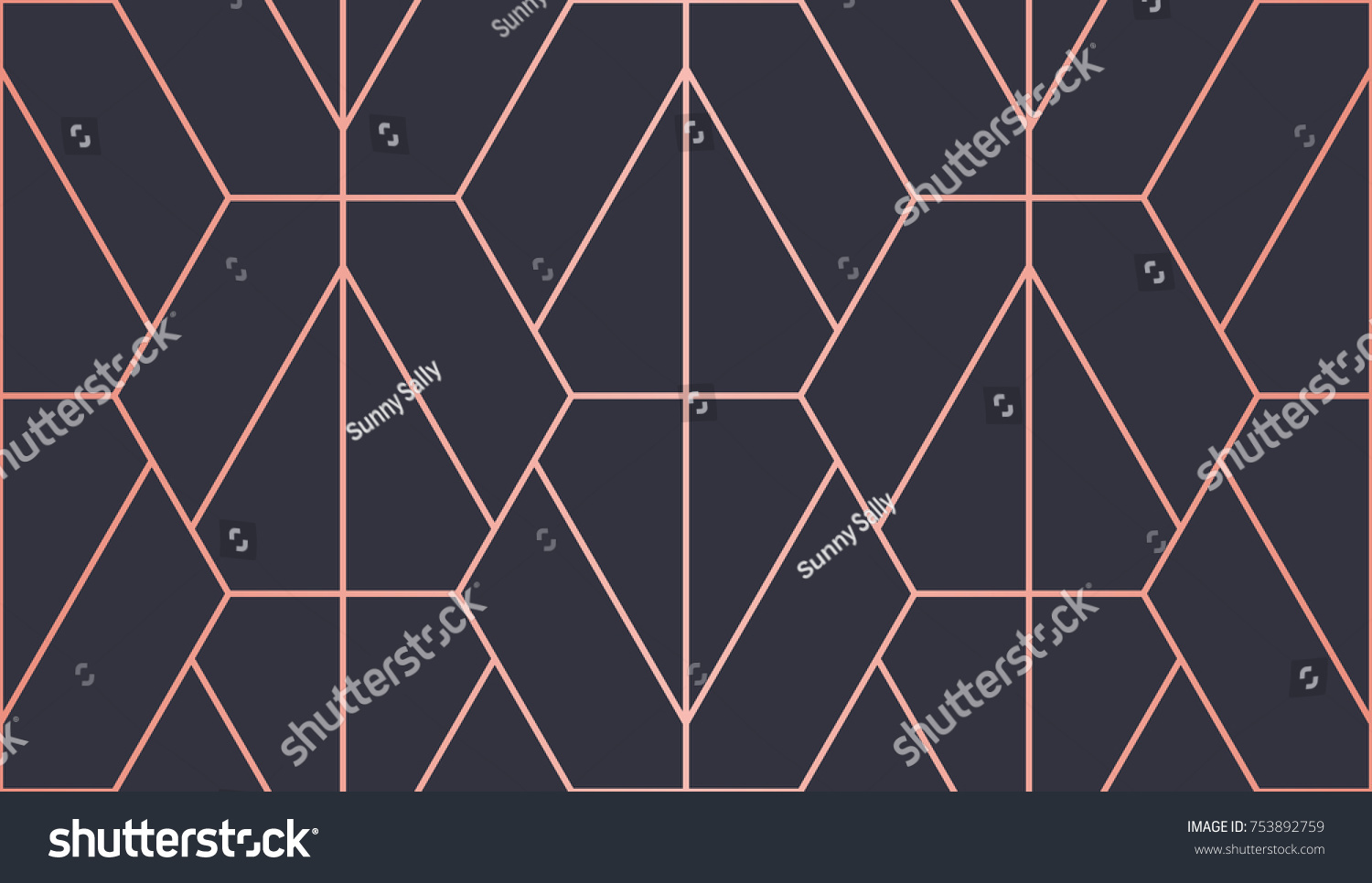 Hexagon Pattern Endless Seamless Pattern Vector Stock Vector (Royalty ...