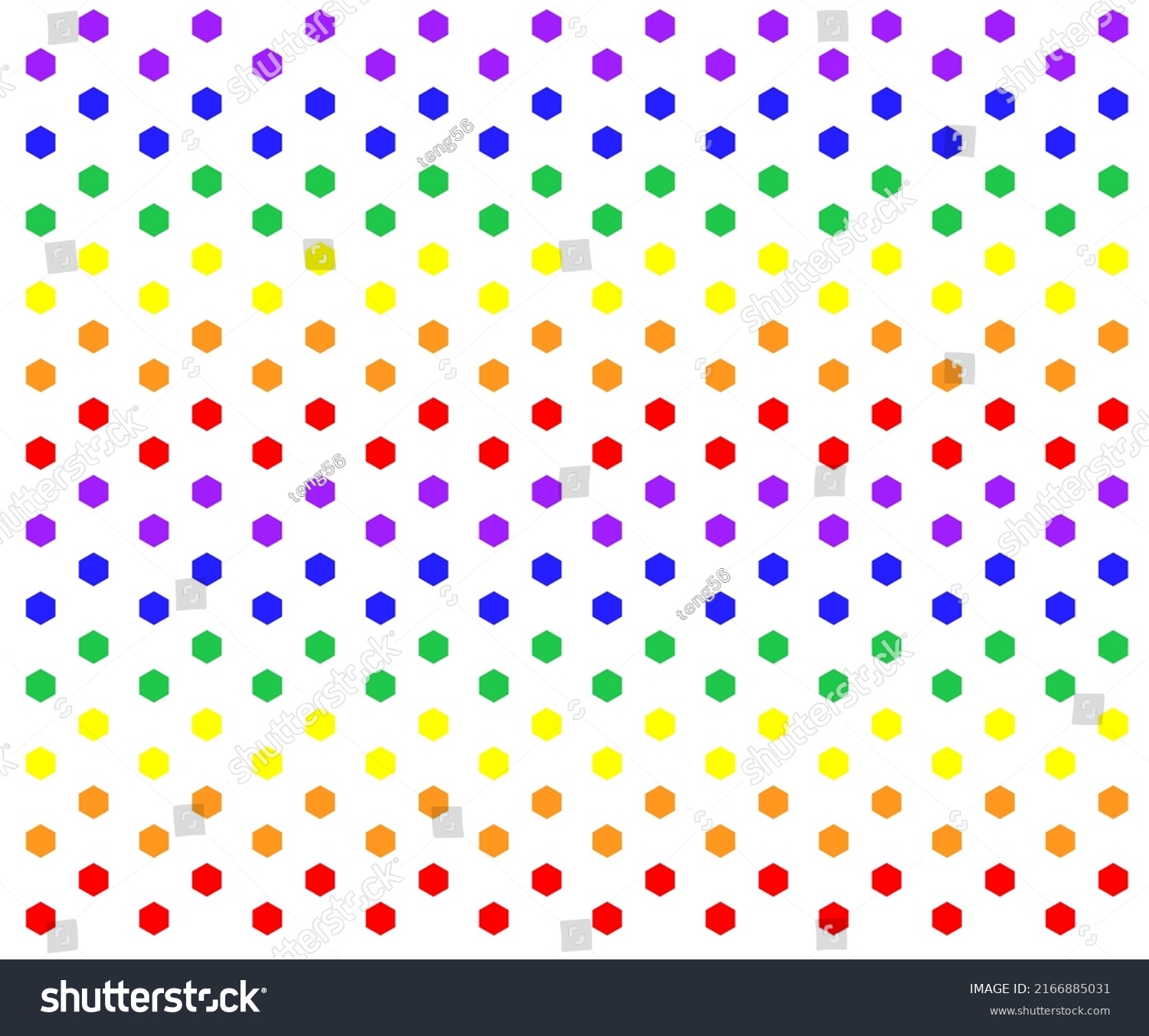 Hexagon Texture Vector Rainbow Hexagon Pattern Stock Vector (Royalty ...
