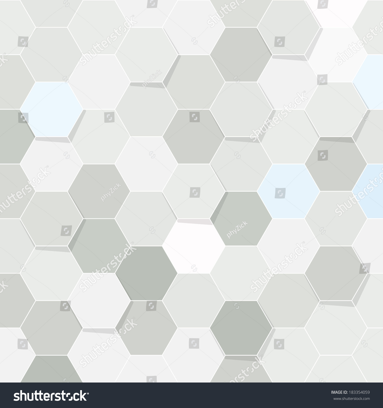 Hexagon Tile Transparent Background Vector Illustration Stock Vector ...