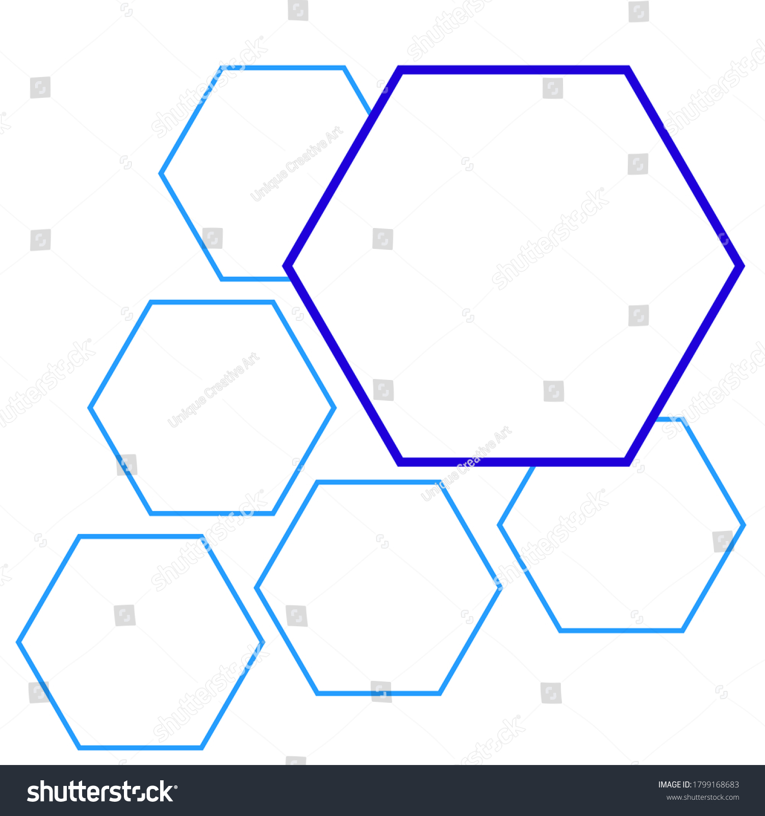 Hexagon Vector Vector Shapes Set Hexagon: Vector có sẵn (miễn phí bản ...
