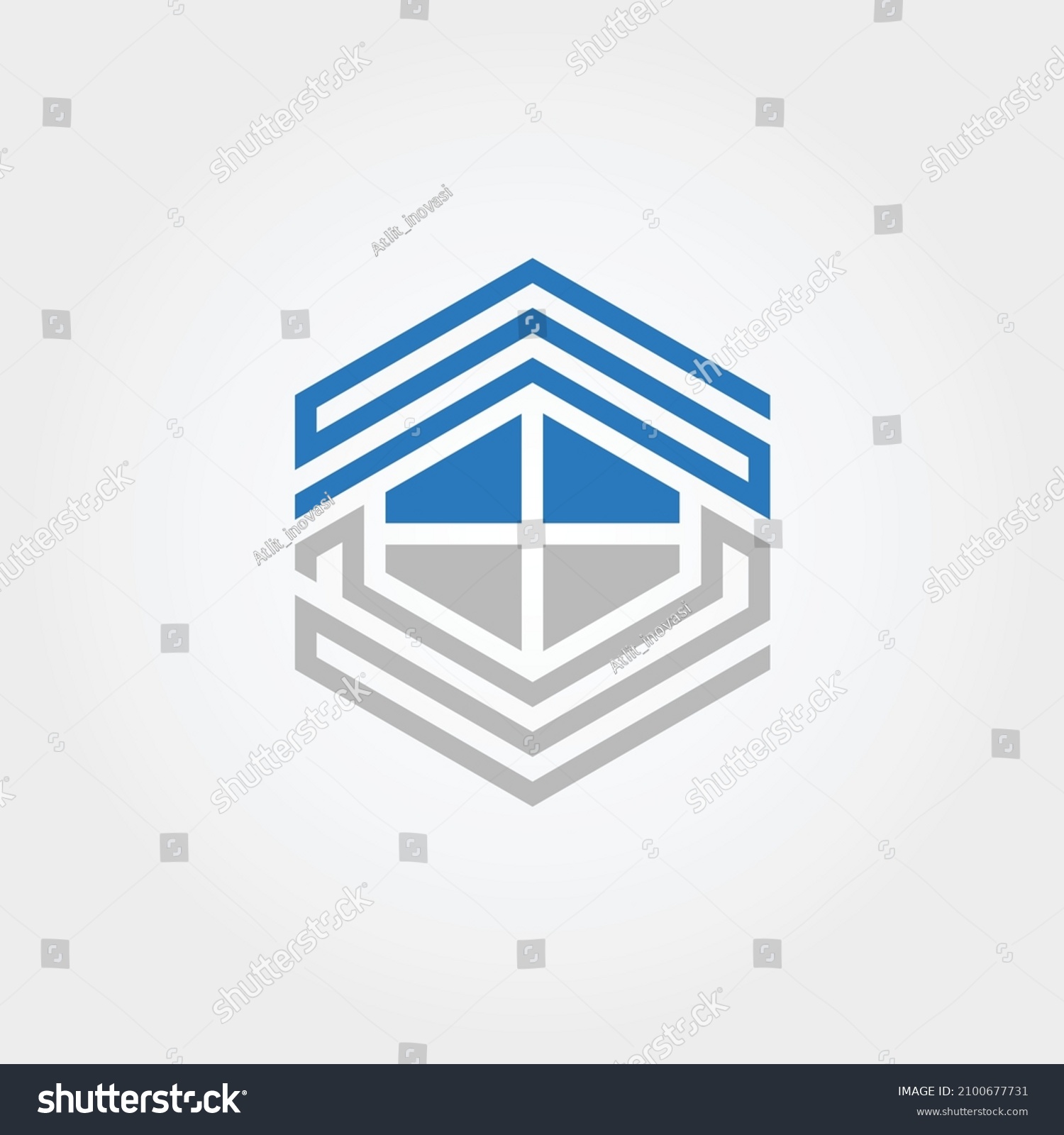 Hexagon Window Vector Design Illustrations Stock Vector (Royalty Free ...