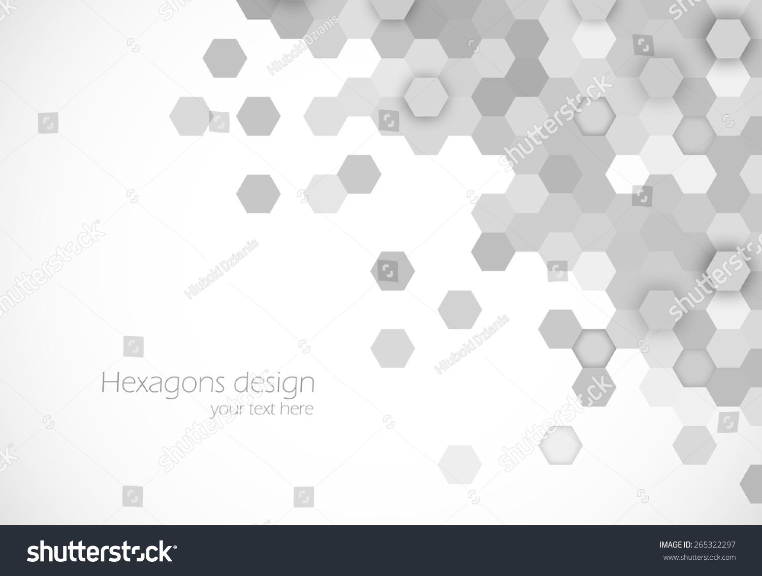 Hexagons Background Abstract Science Design Vector Stock Vector ...