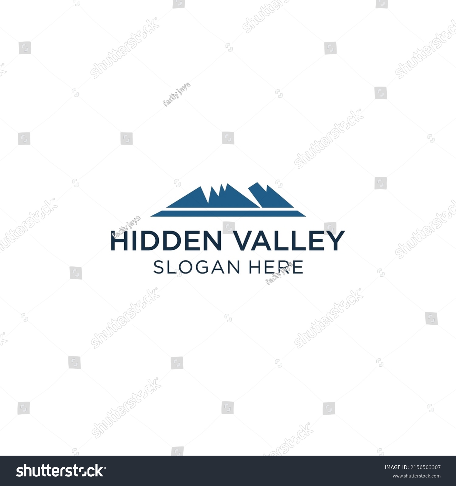 Hidden Valley Logo Icon Design Stock Vector (Royalty Free) 2156503307 ...