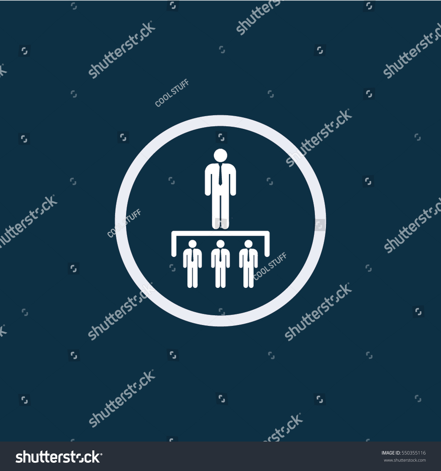 Hierarchy Icon Network Icon Stock Vector (Royalty Free) 550355116 ...