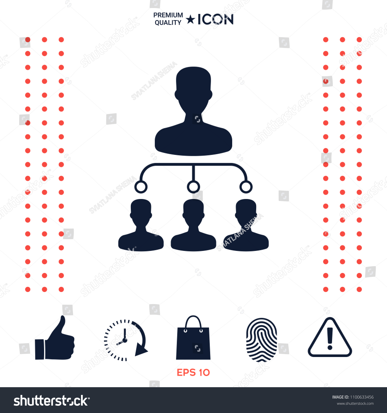 Hierarchy Icon Symbol Stock Vector (Royalty Free) 1100633456 | Shutterstock