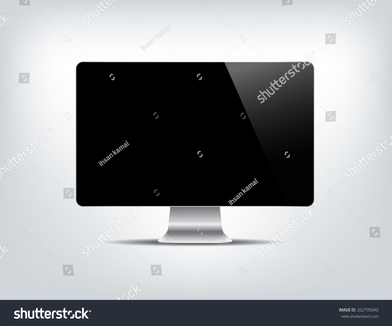 High Definition Television Vector Stock Vector (Royalty Free) 262795040