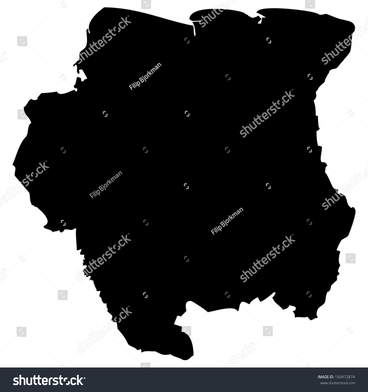 3,483 Suriname map vector Images, Stock Photos & Vectors | Shutterstock