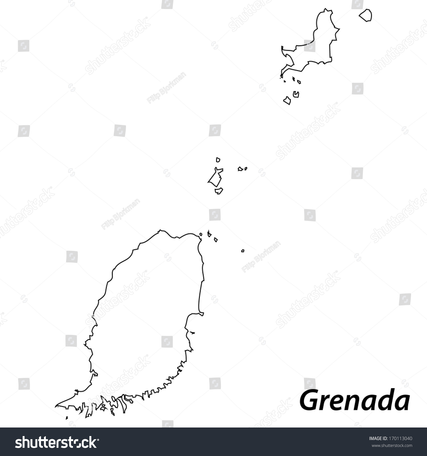 1,634 Vector map grenada Images, Stock Photos & Vectors | Shutterstock