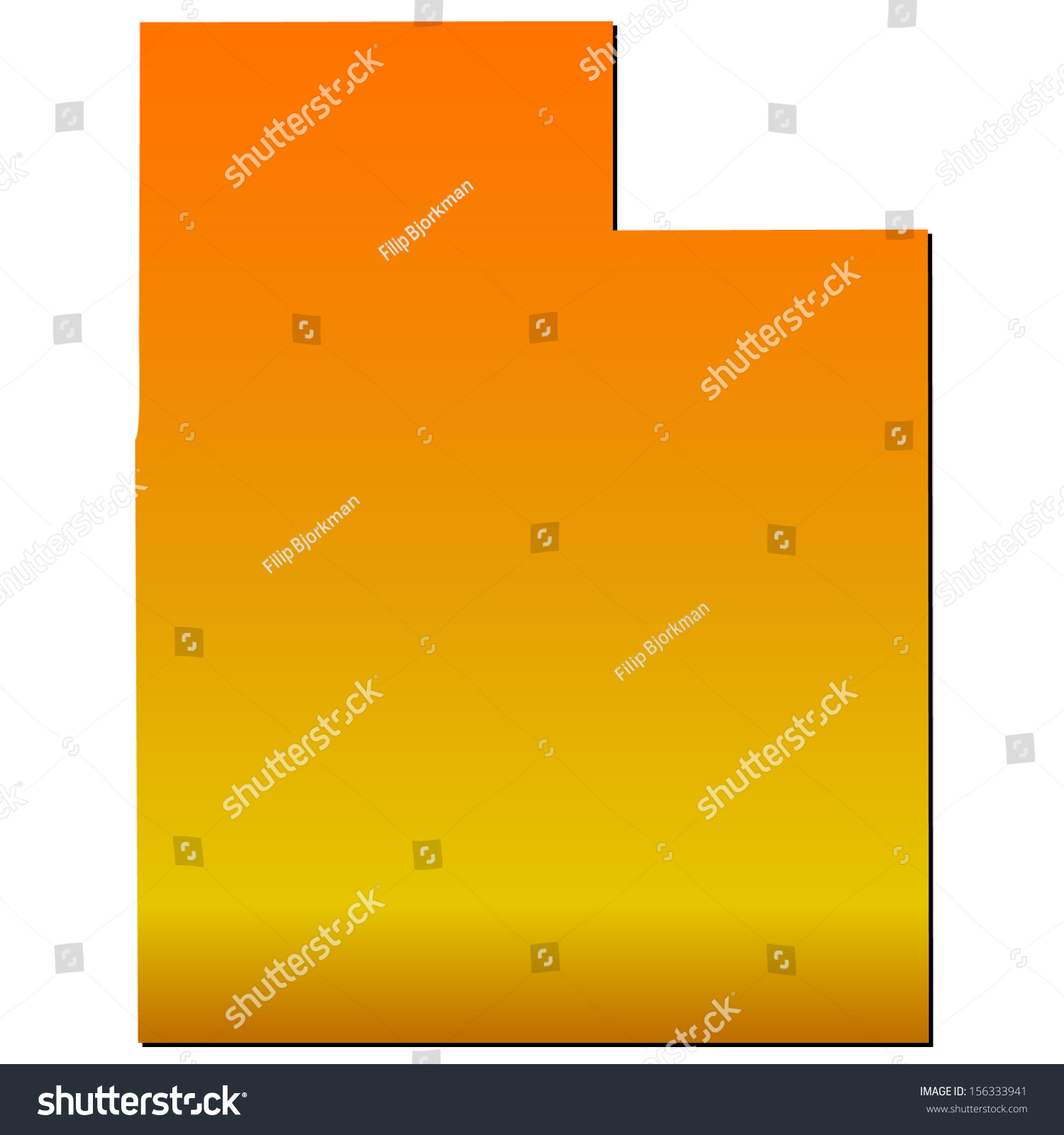 High Detailed Vector Map Shadow Seperated Stock Vector (Royalty Free ...