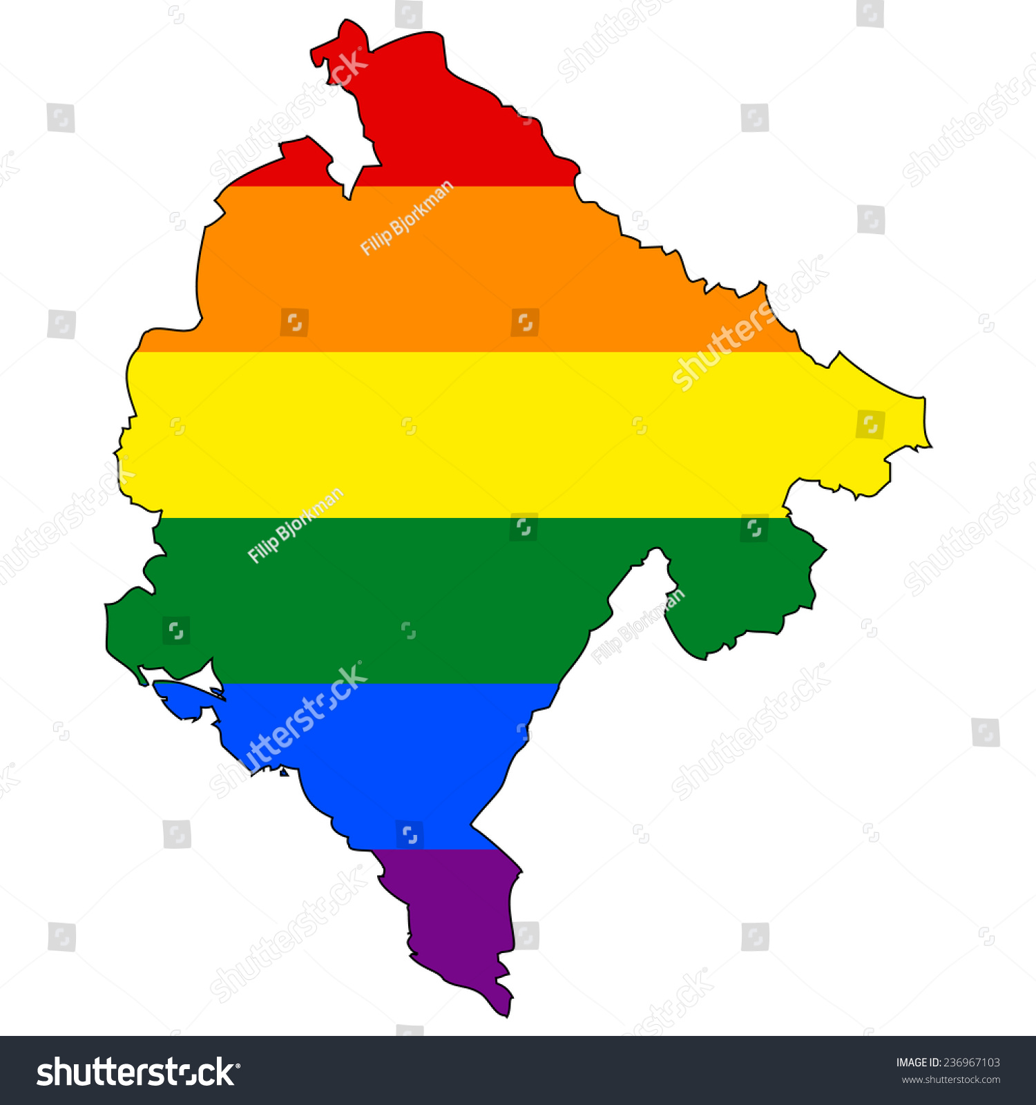 High Detailed Vector Map Pride Flag: เวกเตอร์สต็อก (ปลอดค่าลิขสิทธิ์ ...