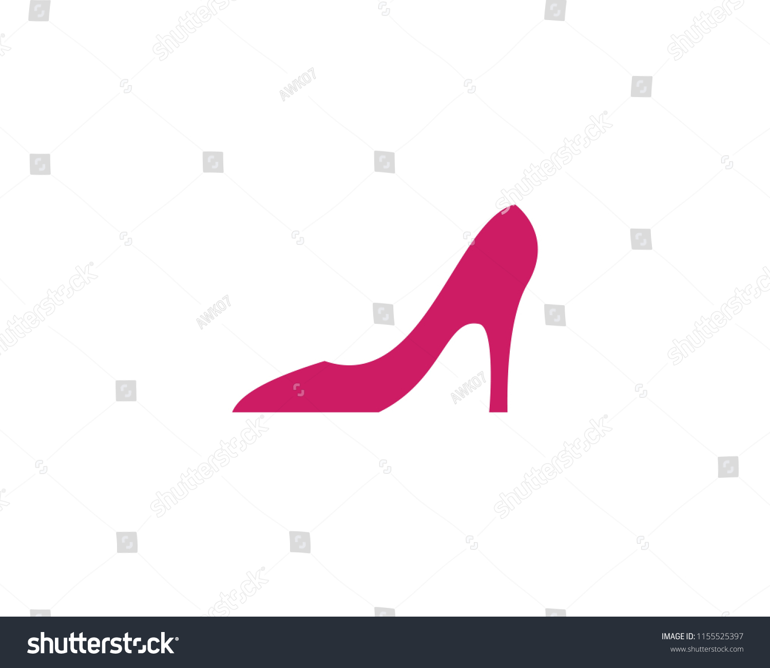 High Heel Logo Vector Template: เวกเตอร์สต็อก (ปลอดค่าลิขสิทธิ์ ...