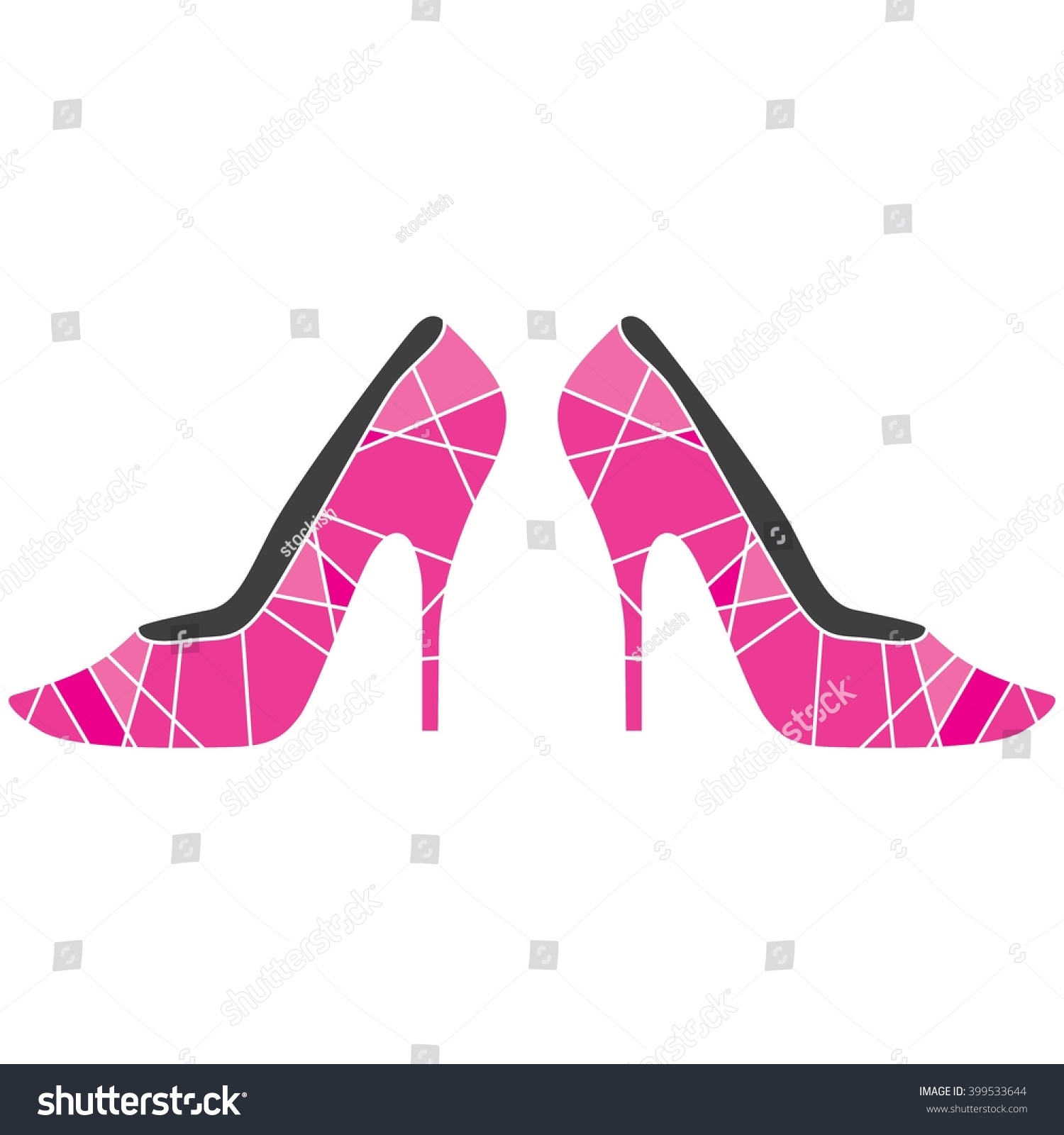 High Heels Logo Vector: vector de stock (libre de regalías) 399533644 ...
