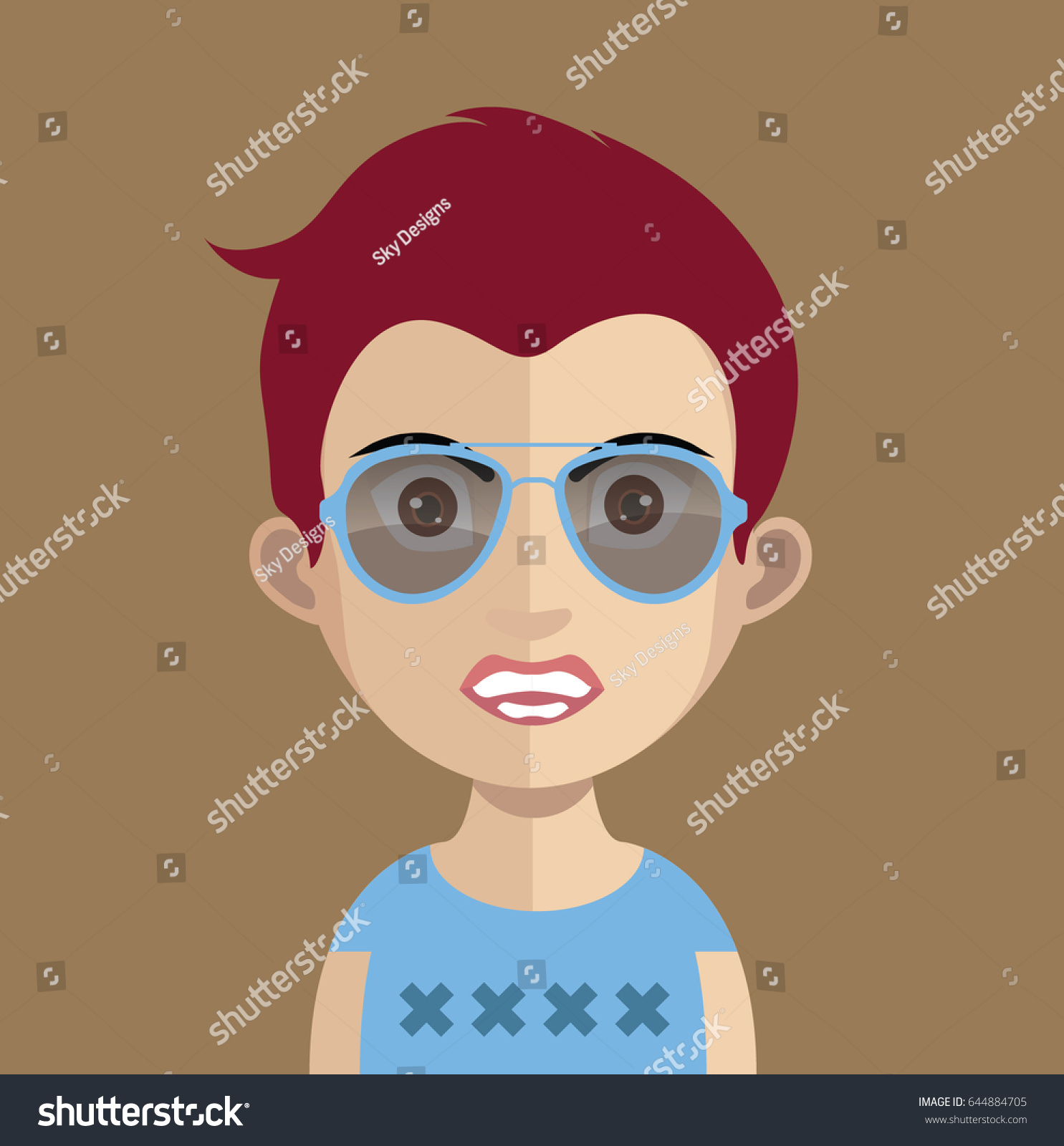 High Quality Avatar Stock Vector (Royalty Free) 644884705 | Shutterstock