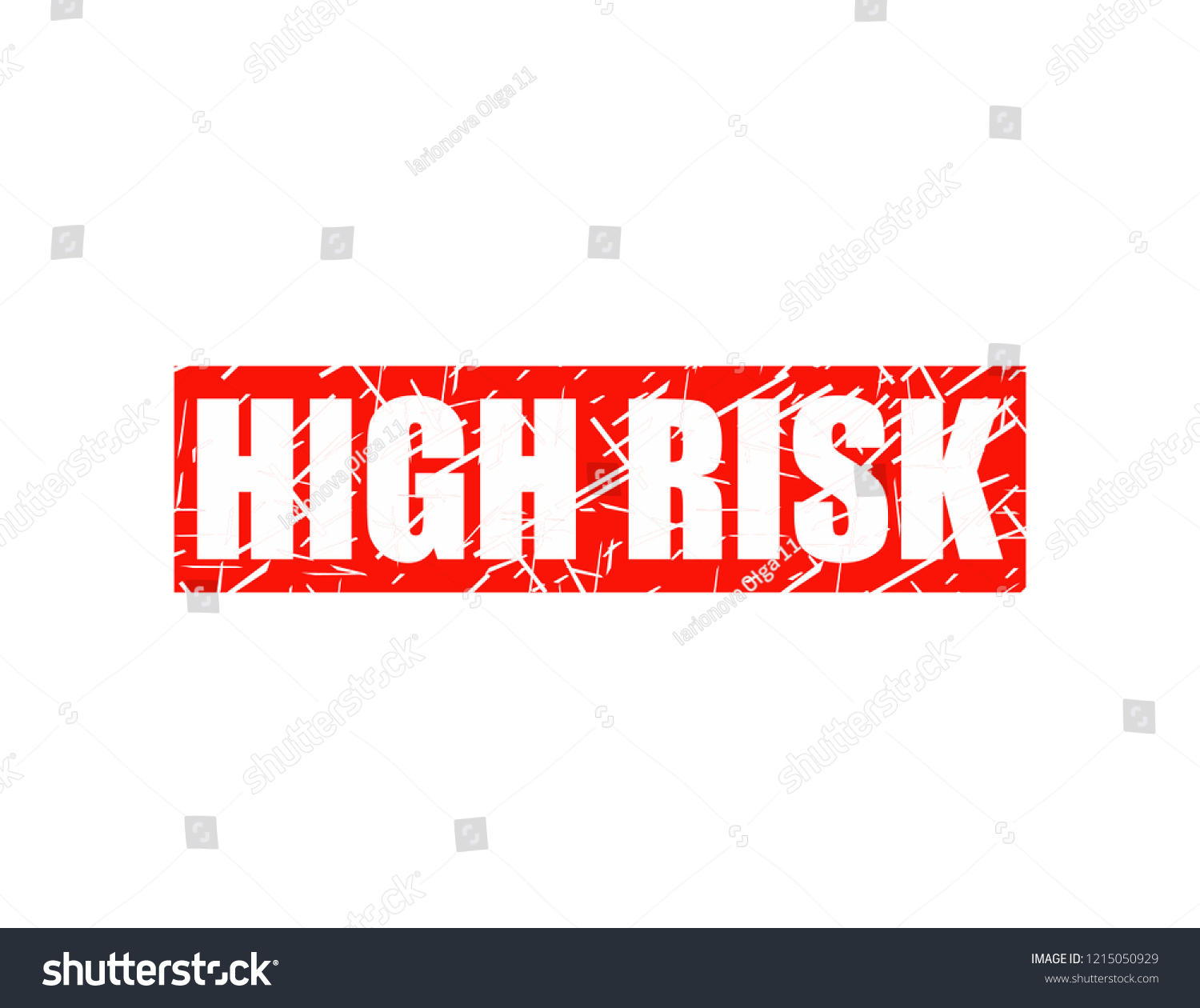 High Risk Red Stamp Stock Vector (Royalty Free) 1215050929 | Shutterstock