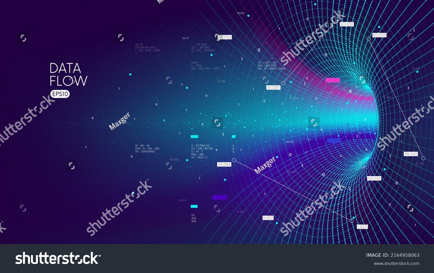 Highspeed Big Data Flow Tunnel Database Stock Vector (Royalty Free ... Highspeed Big Data Flow Tunnel Database Stock Vector (Royalty Free ...