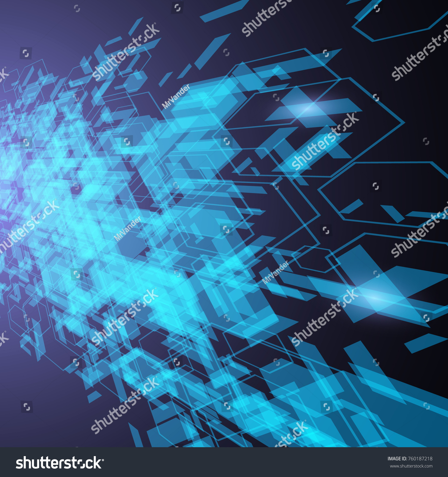 High Speed Hitech Abstract Technology Background Stock Vector (Royalty ...