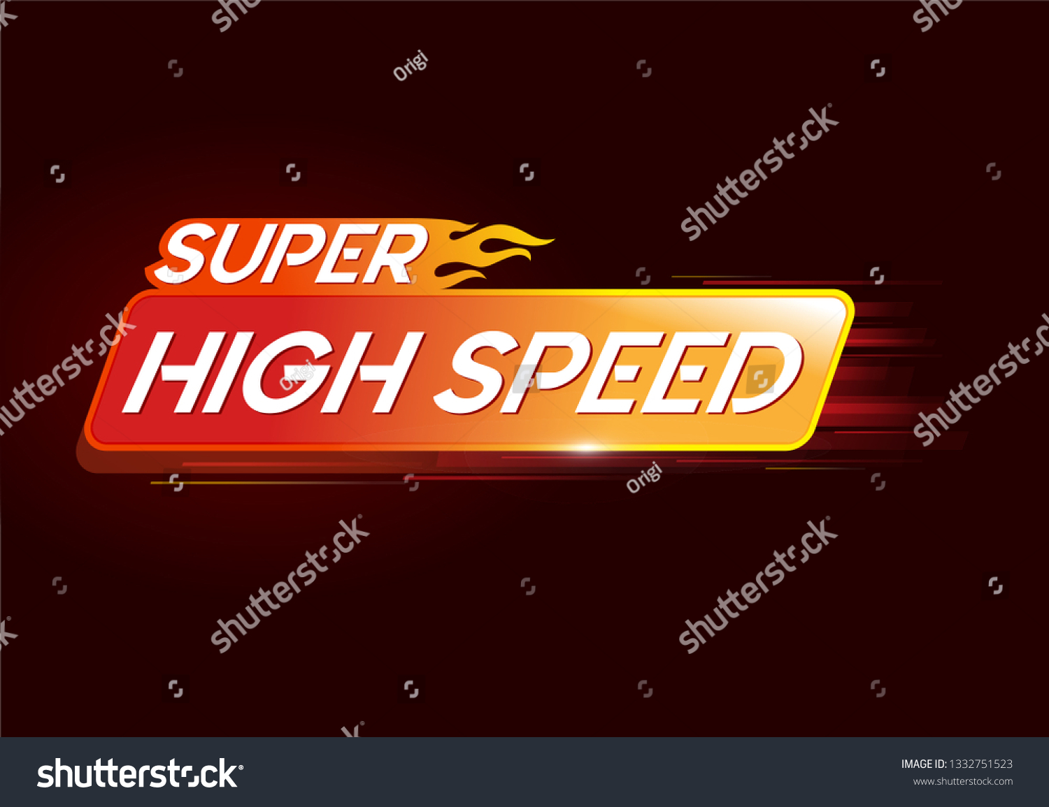 High Speed Symbol Stock Vector (Royalty Free) 1332751523 | Shutterstock