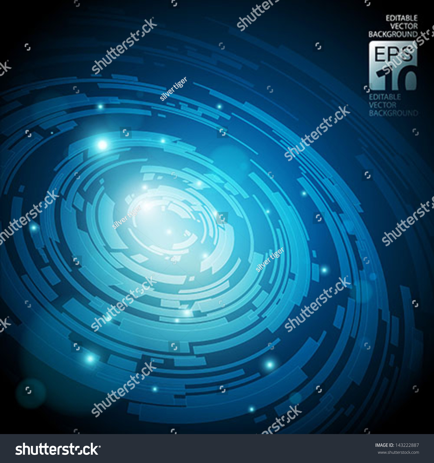 High Tech Abstract Blue Backgrounds Vector: เวกเตอร์สต็อก (ปลอดค่า ...