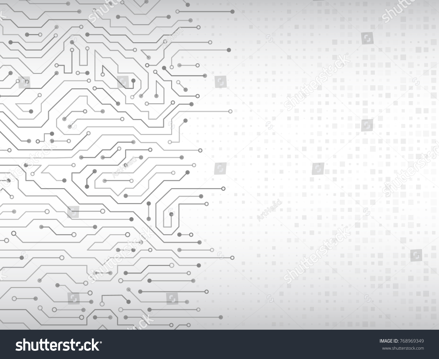 Hightech Technology Background Texture Circuit Board: Vector có sẵn ...