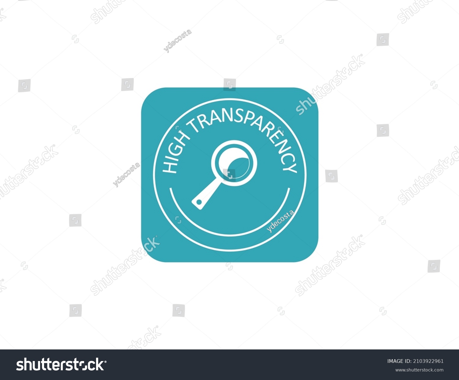 High Transparency Icon Vector Illustration Stock Vector (Royalty Free ...