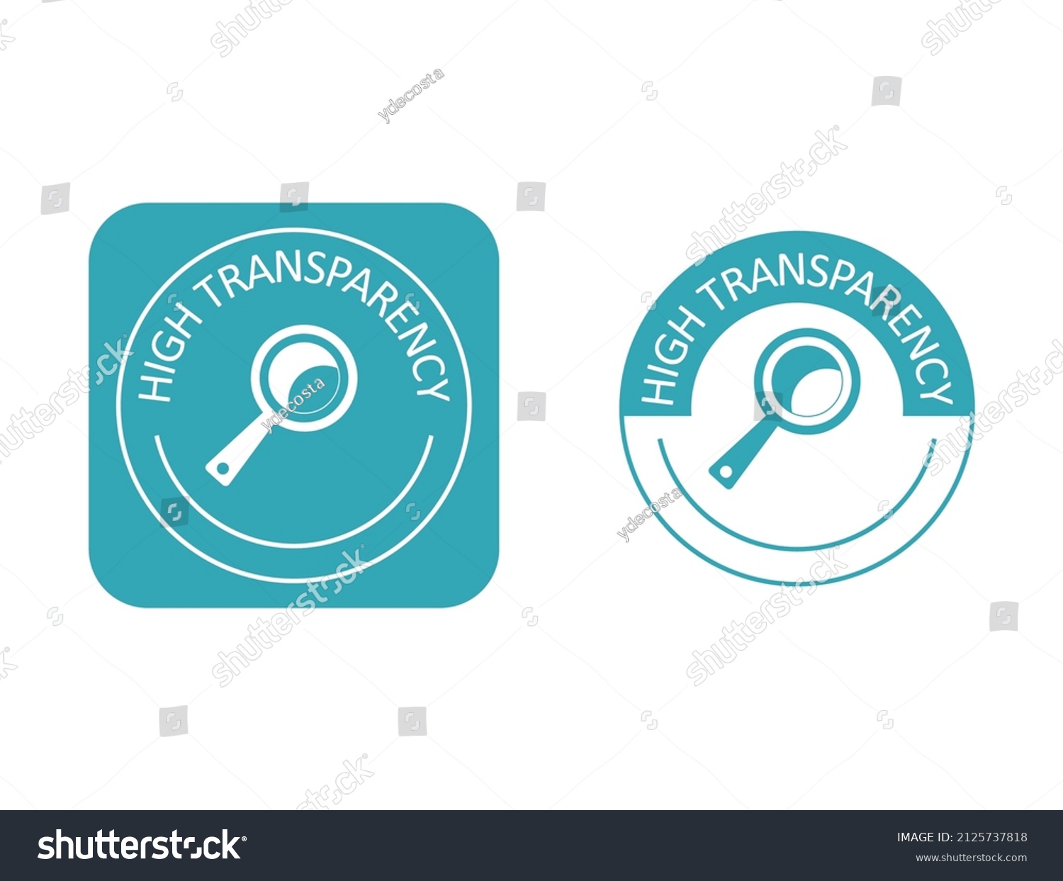 High Transparency Icon Vector Illustration Stock Vector (Royalty Free ...